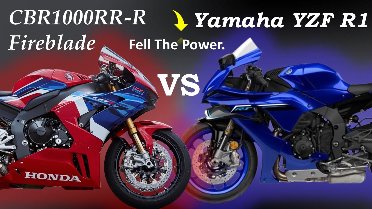 Honda CBR1000RR R vs Yamaha YZF R1 Comparison Video. Two Beast Against ...