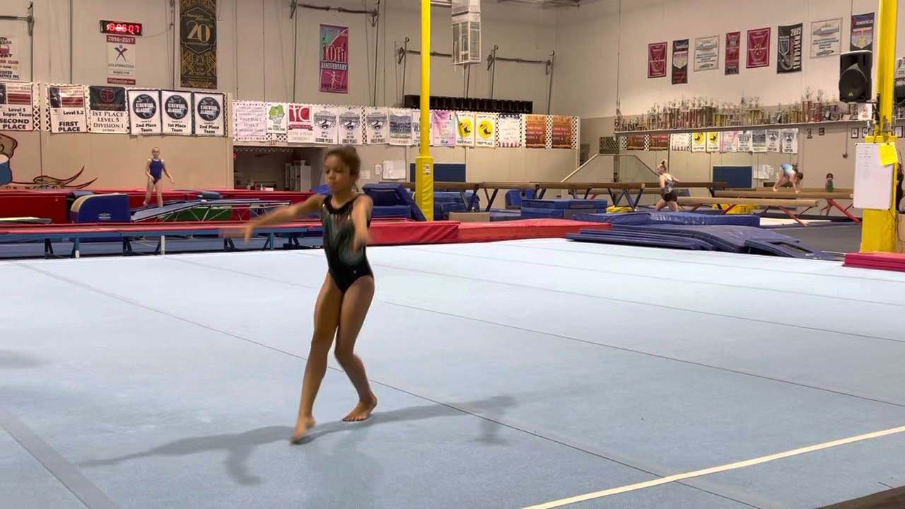 Level 6 Floor Routine | Discover Gymnastics - YouTube