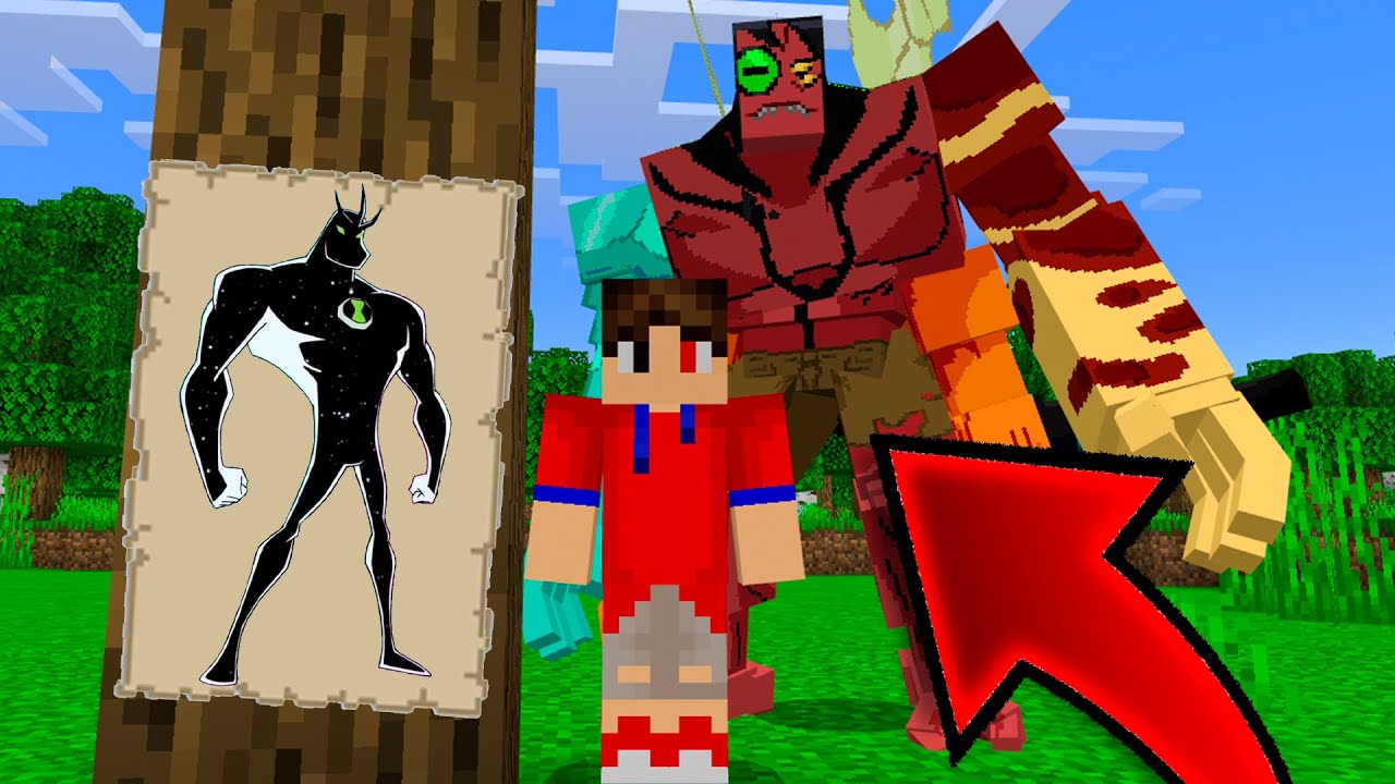 TUDO QUE DESENHO APARECE NO BEN 10 MINECRAFT! - YouTube