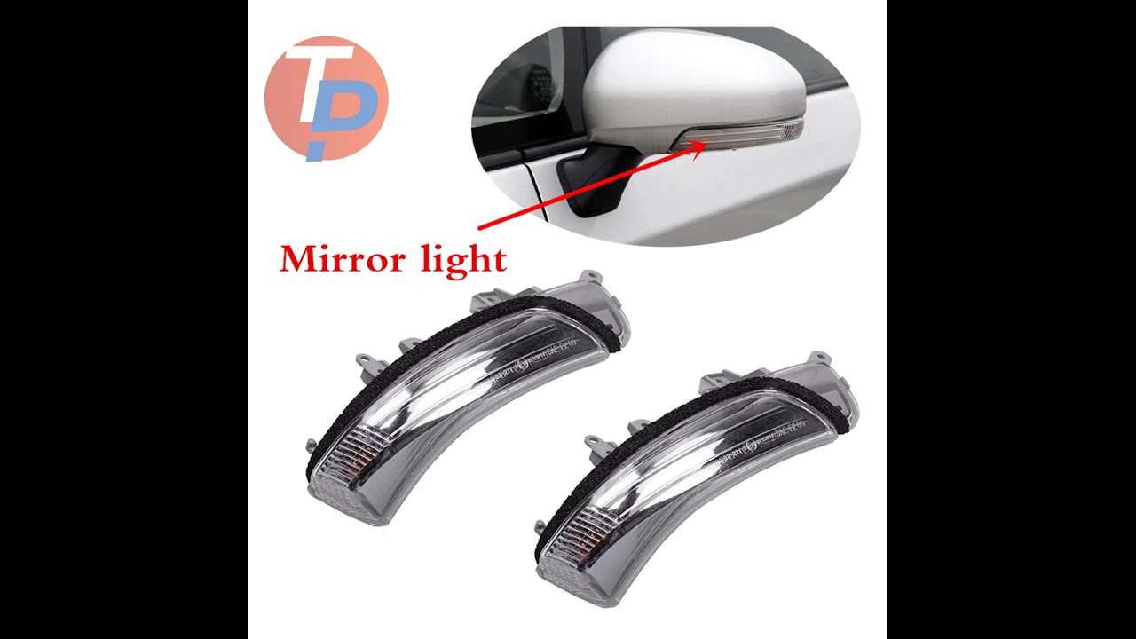 Aftermarket Car LED Rear View Mirror Turn Signal Light For Toyota Prius ...
