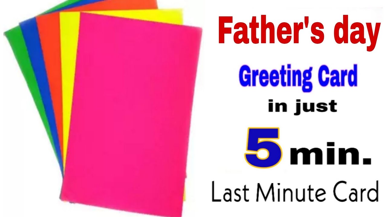 Easy & Beautiful white paper Father's Day Card making ideas/DIY ...