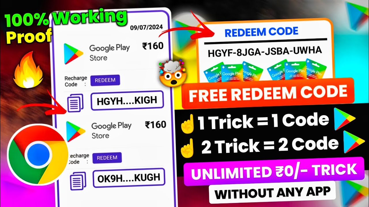 Free Redeem Code (बिना App से!) | Free Redeem Codes | Free Redeem Code ...
