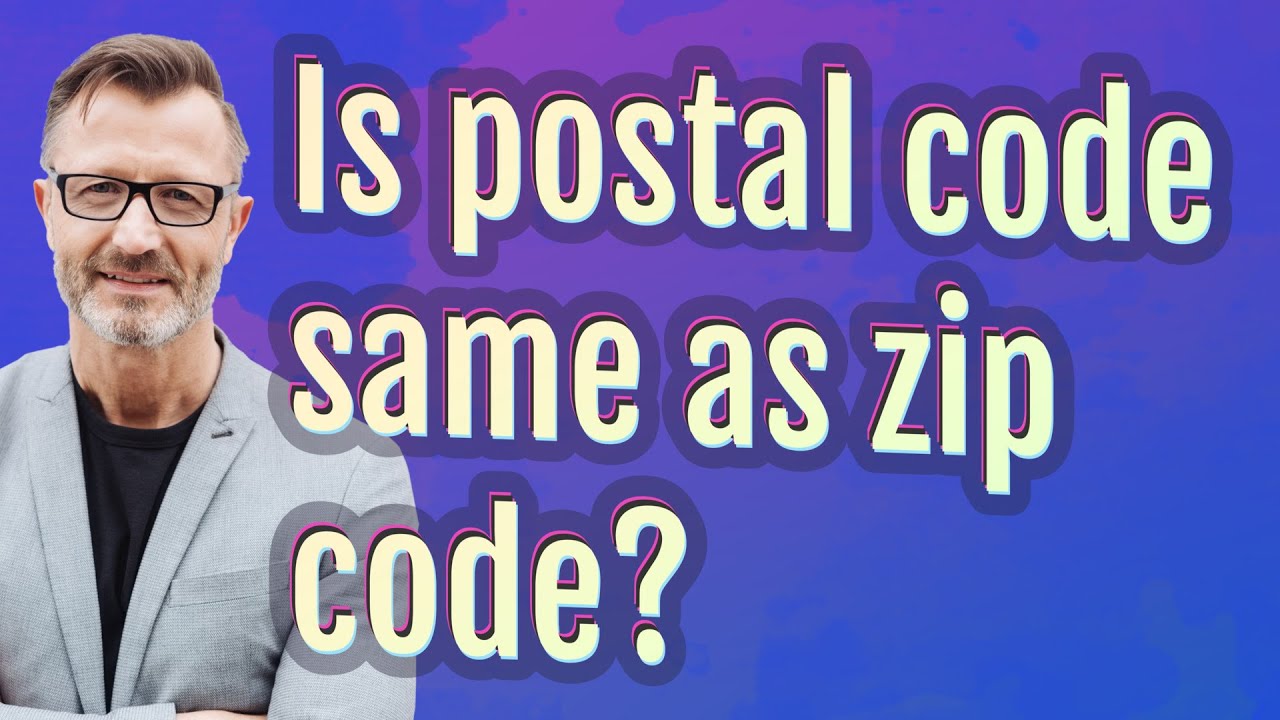 Is postal code same as zip code? - YouTube