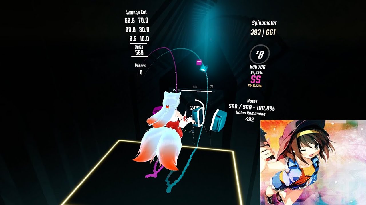 [Beat Saber] God Is A Girl - Nightcore [expert+] [FC] [Full Body ...
