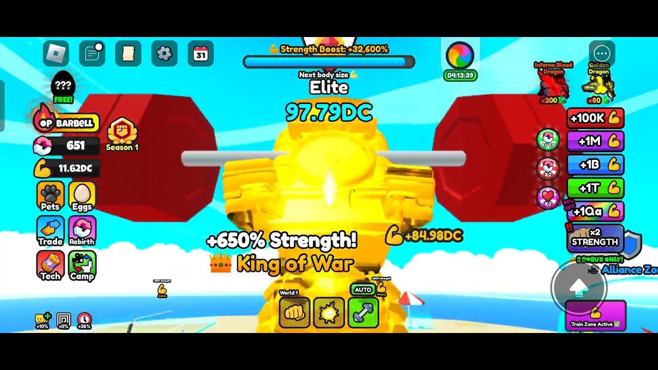 titan training simulator part 5 #Roblox - YouTube