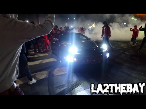 LA GOES AND SHOWS OUT AT A BAY AREA SIDESHOW!!! **LA2THEBAY** PT.1 ...