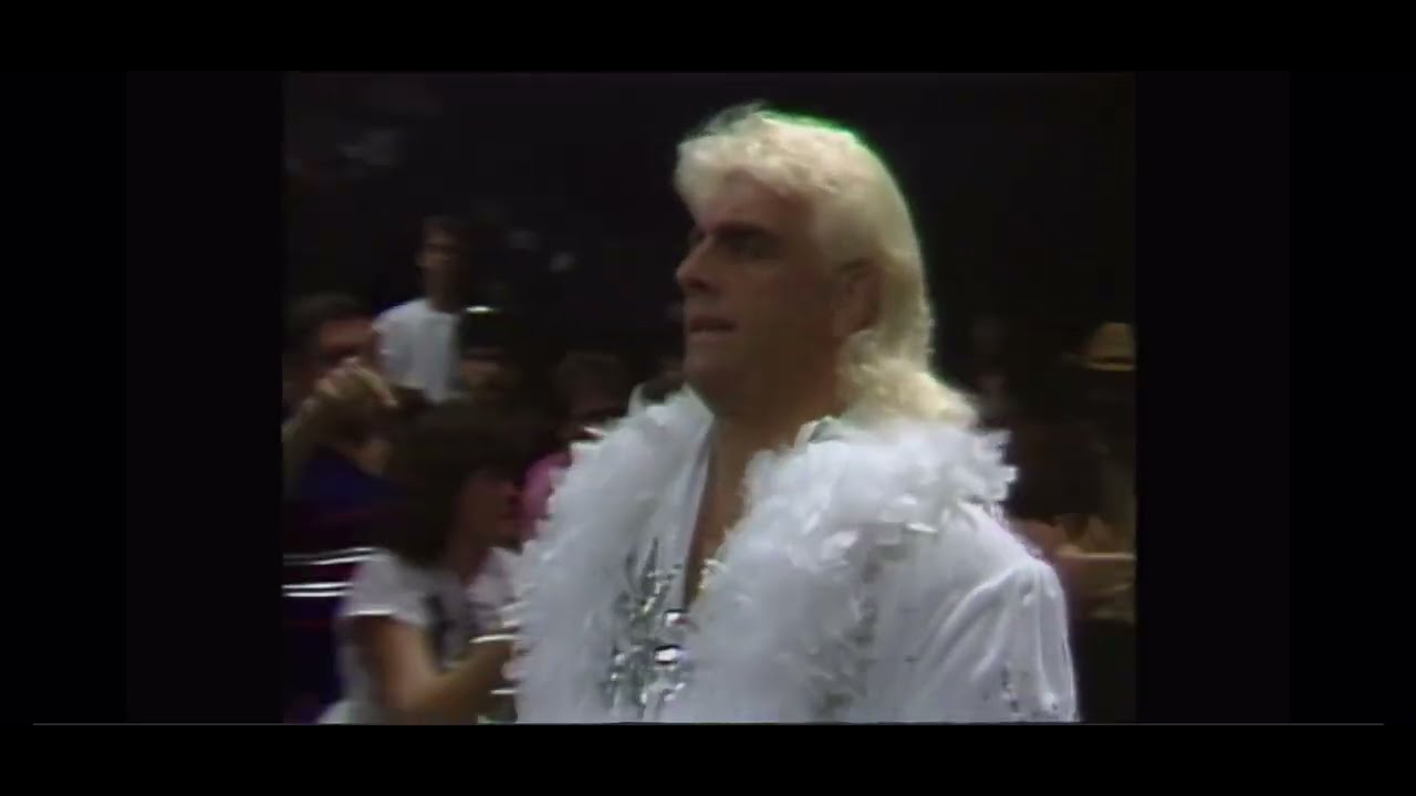 Ric Flair v Sting at Clash of the Champions on TBS | March 27th 1988 ...