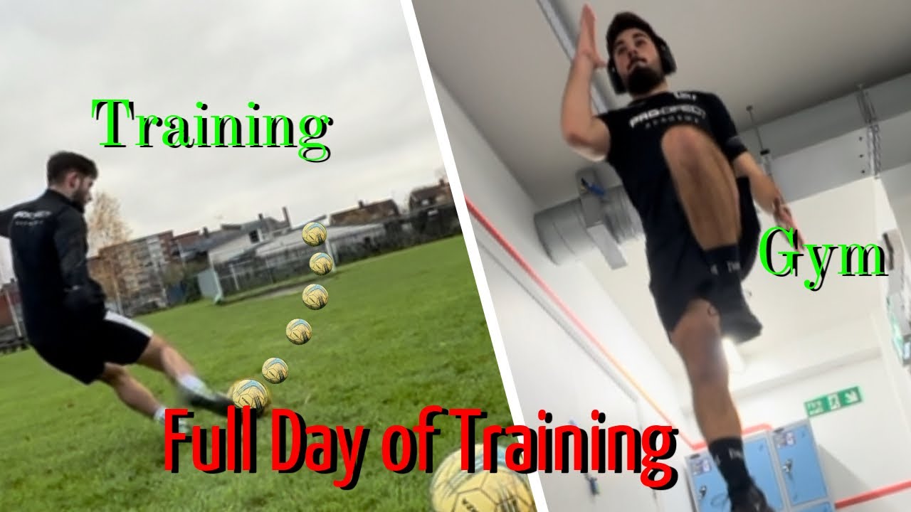 Fullback’s Full Day of Training - Training Session & Gym | Road to Pro ⚽️ - YouTube