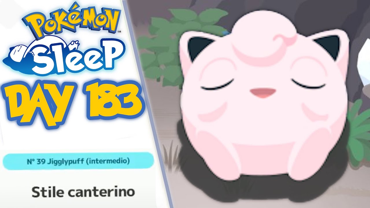 Pokémon Sleep【ポケモンスリープ】(DAY 183) Singing Sleep with Jigglypuff (Snoozing) Let's Play - YouTube