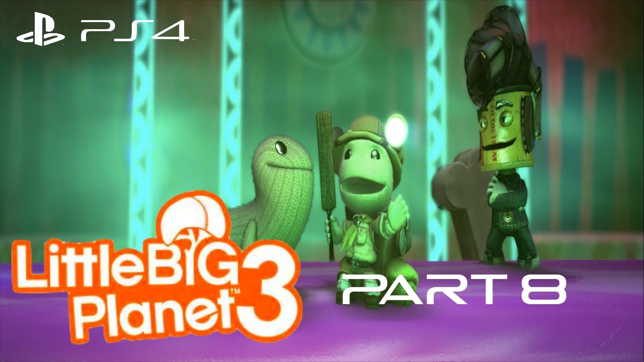 Little Big Planet 3 Japanese Walkthrough Gameplay Part 8 - Crumbling ...