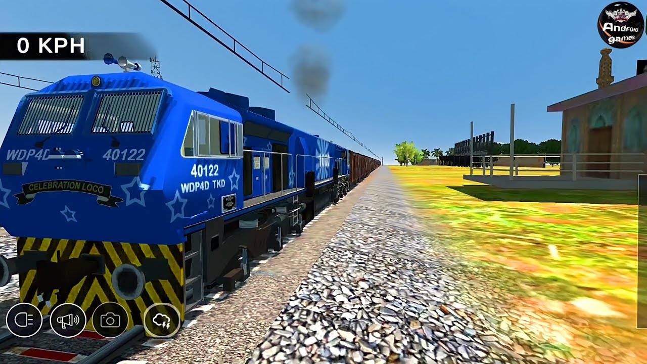 Indian Diesel locomotive hauling Freight Train | Indian Railway Train ...