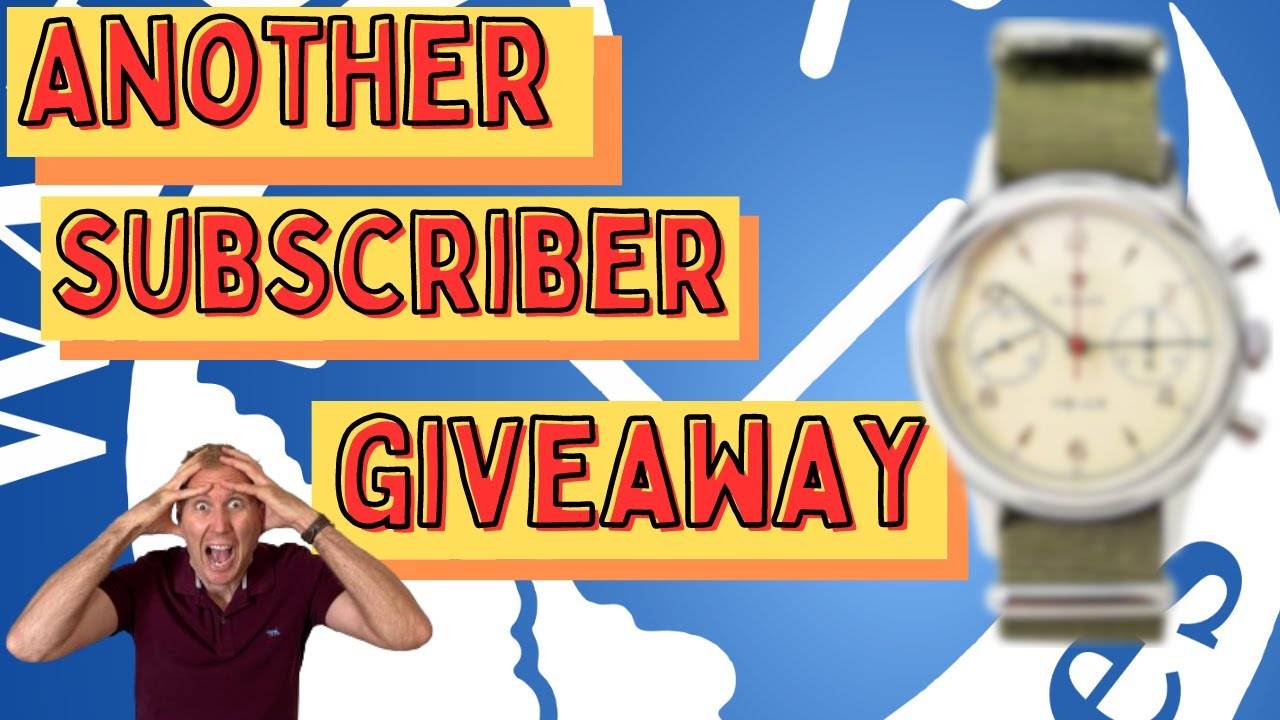 Subscriber Giveaway Win a Free Mechanical Chronograph Watch #aliexpress ...