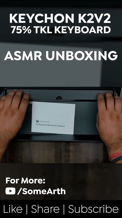 ASMR Unboxing the Keychron K2-V2! Clicky Keys, Big Vibes 🔥💥 - YouTube
