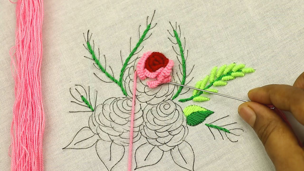 New hand embroidery designs for Sofa, Cushion, Pillow, Table Cloth ...