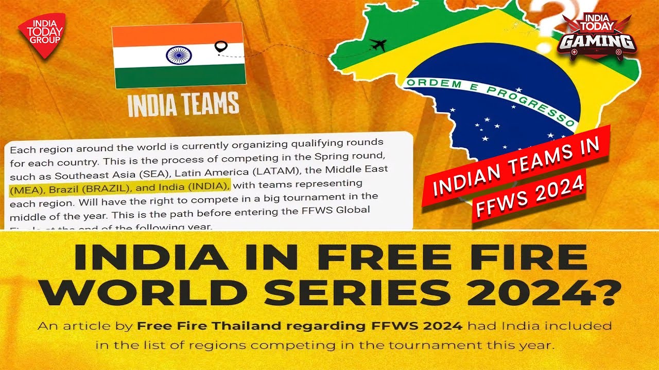 Indian Teams in Freefire World Series 2024? - YouTube