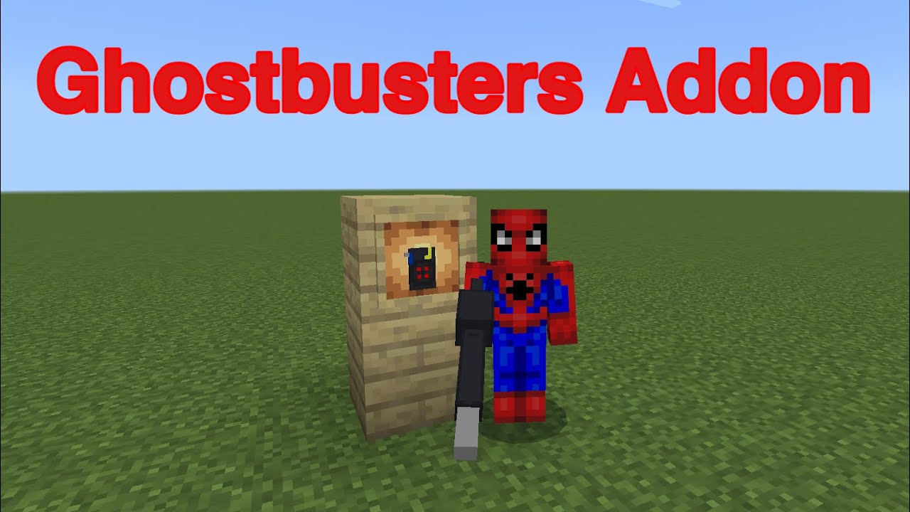 Minecraft Ghostbusters Addon the one is 1 🔴 - YouTube