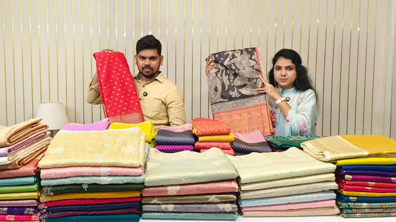 Dasara Festival Collection / Banaras / Fancy / Trending Sarees ...