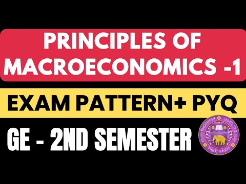 Principles of macroeconomics 1 GE DU SOL Exam Pattern and Previous year paper 2nd Semester - YouTube