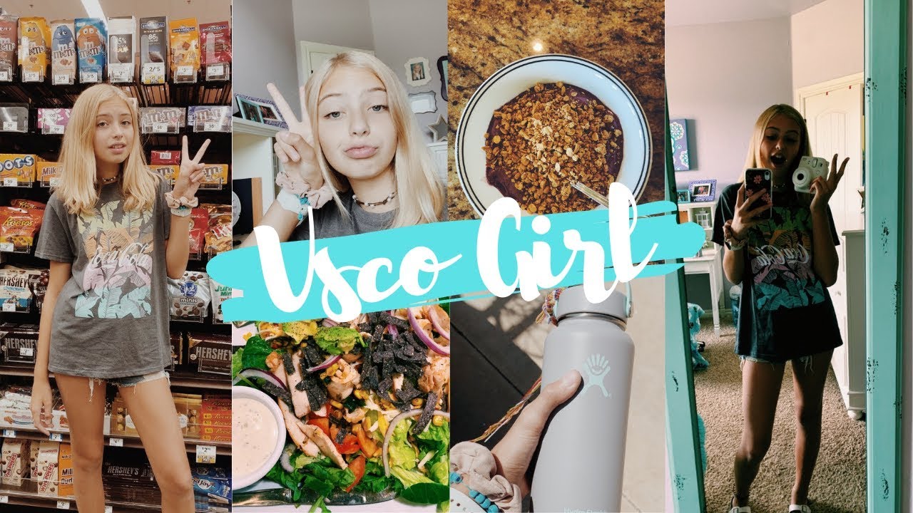 I turned into the ULTIMATE vsco girl for a day | Addison Nicole - YouTube