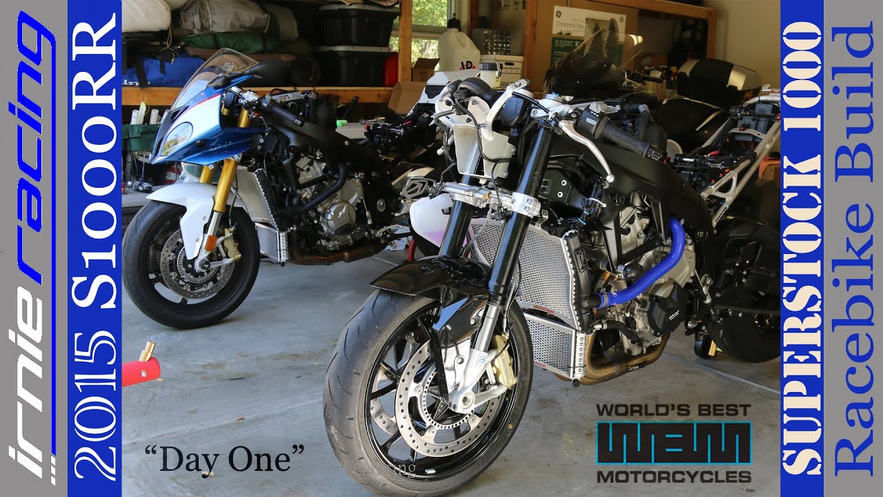 2015 S1000RR - SUPERSTOCK 1000 Racebike Build "Day One" - YouTube