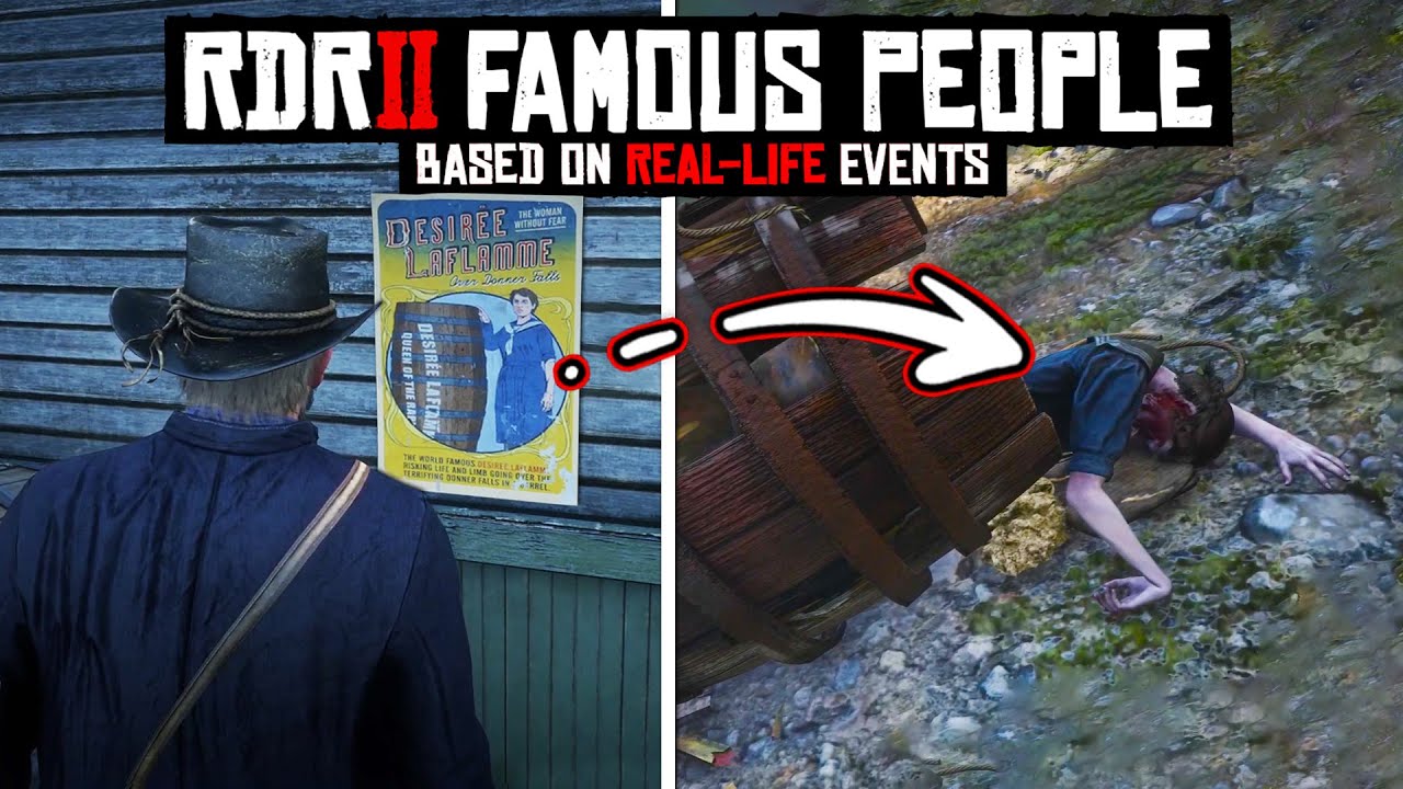 FAMOUS DEAD People in RDR2 - Based on REAL LIFE EVENTS - YouTube