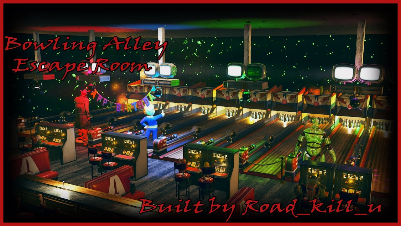 Bowling Alley Escape Room!!!🩷🩷 Fallout 76 Camps!!🩷🩷 - YouTube