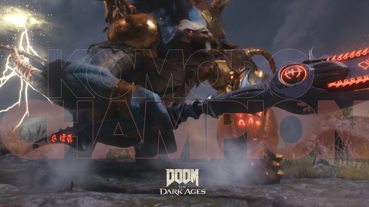 Komodo Champion Boss Fight | DOOM: The Dark Ages ULTRAWIDE 60FPS HDR ...