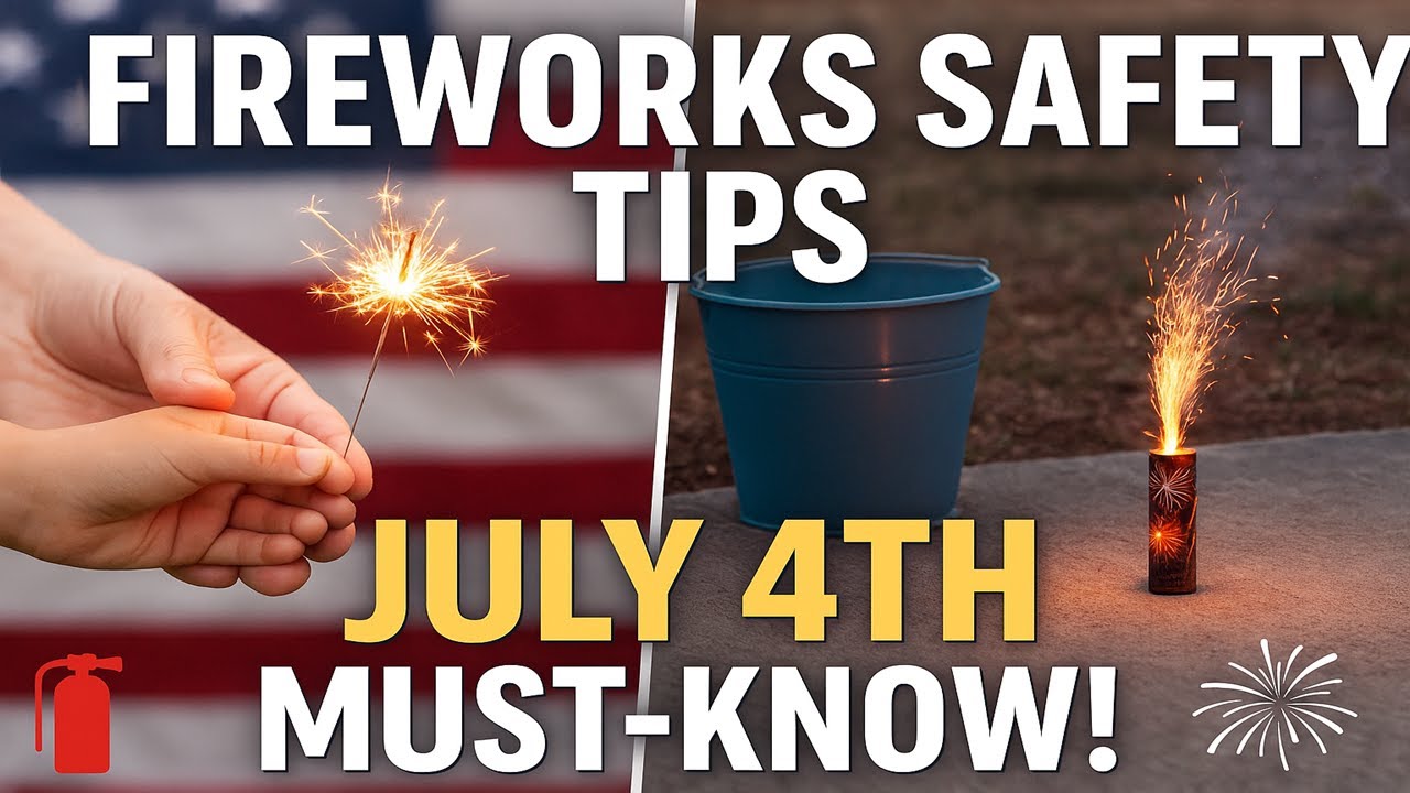Fireworks Safety Tips for July 4th - YouTube