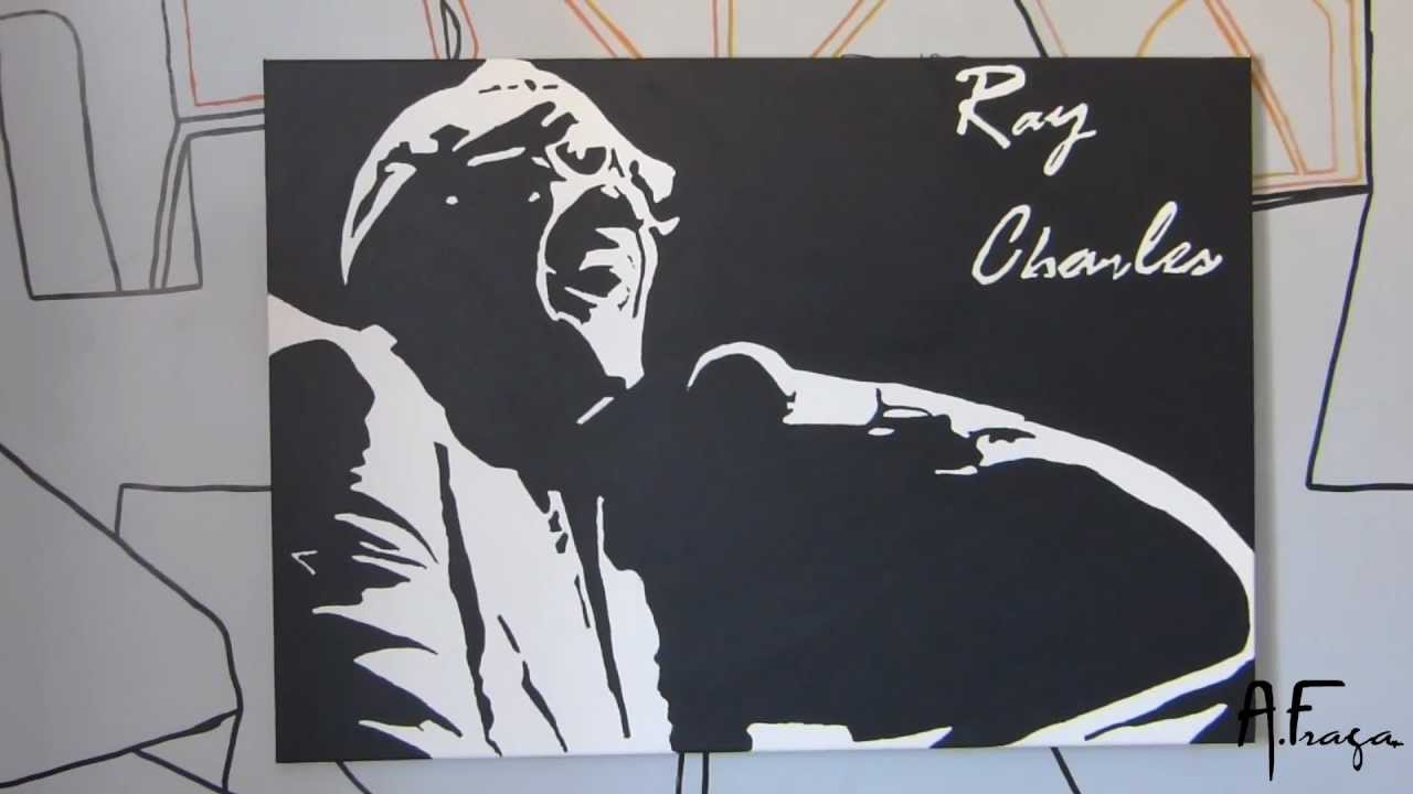 Ray Charles - Drawing [A.Fraga Pop Art] - YouTube