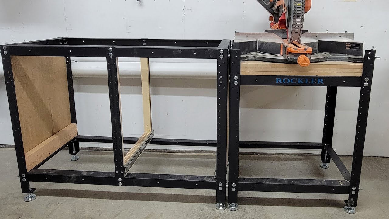 Tips and build info for the Rockler Rocksteady shop stands. - YouTube