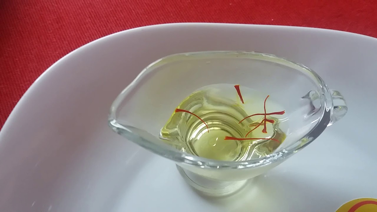 Quality test of saffron | Iranian Pure Saffron | e-olis.com - YouTube