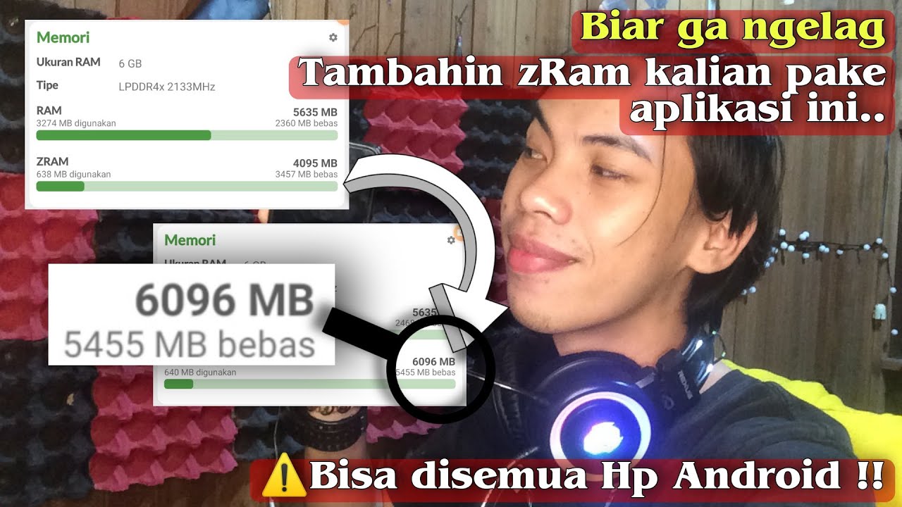 WOW !? Ini Dia Cara Menambah zRam Pada Android Root & No Root - YouTube