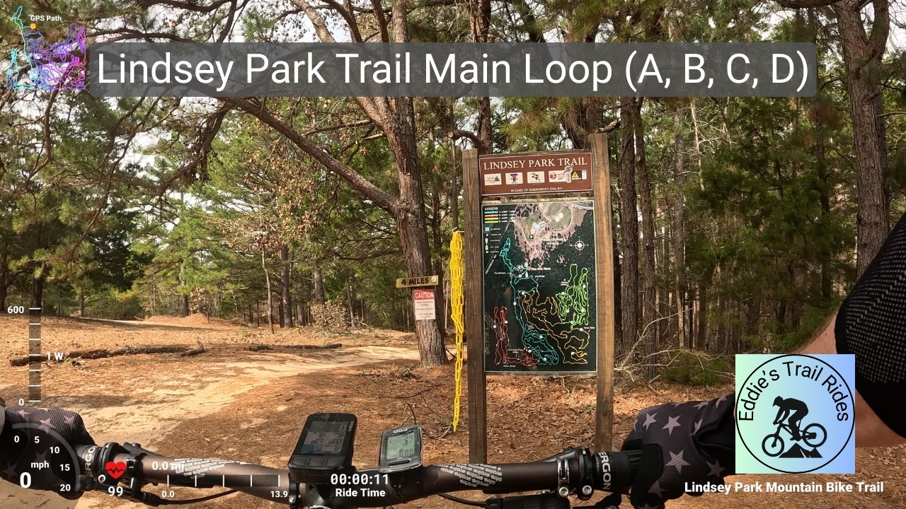Lindsey Park Main MTB Trail - YouTube