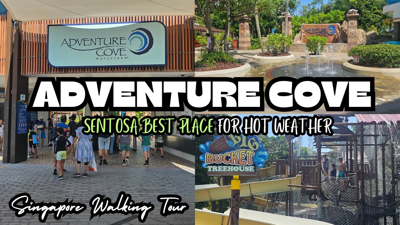 Adventure Cove Waterpark Singapore: Wet Sentosa Fun Day - YouTube