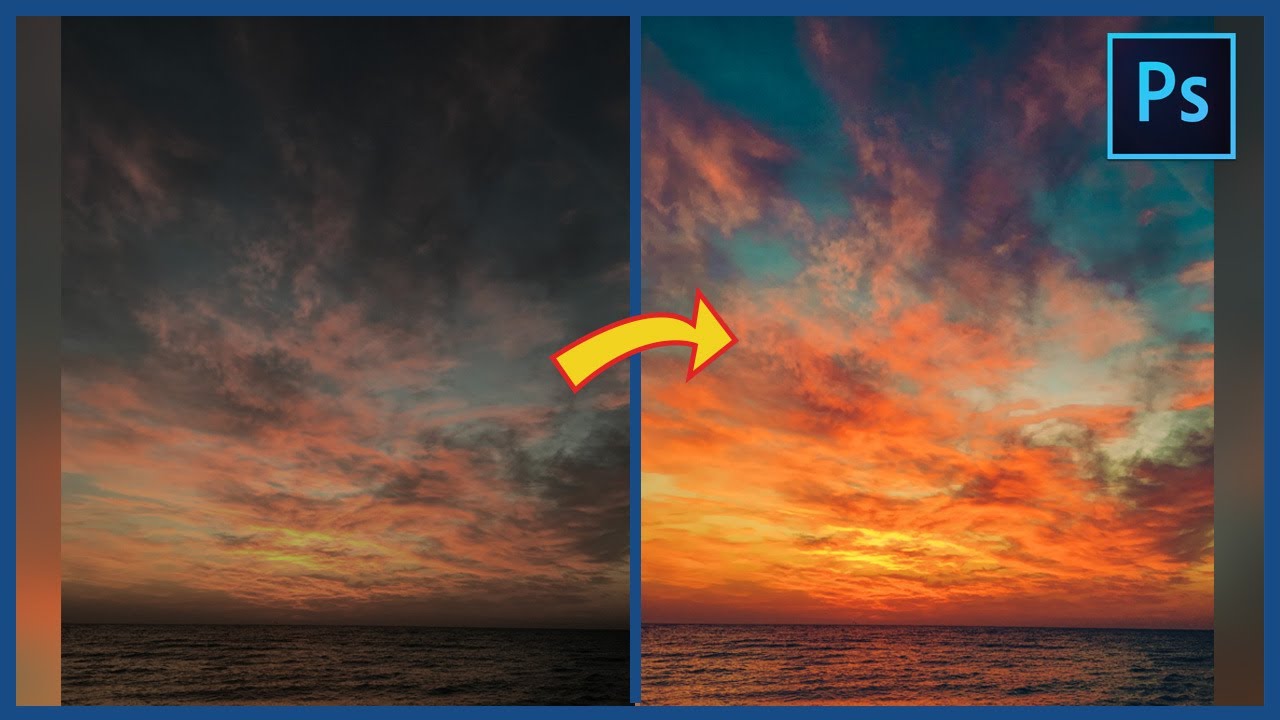 [ Photoshop Tutorial ] SUNSET Color Effect - YouTube