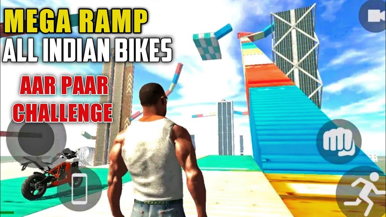 Mega Ramp Challenge / Indian Bikes Driving 3d - YouTube