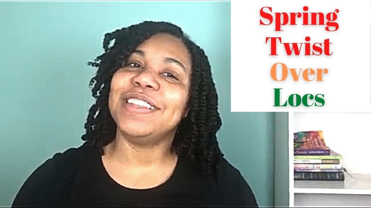Spring Twists over Locs - YouTube