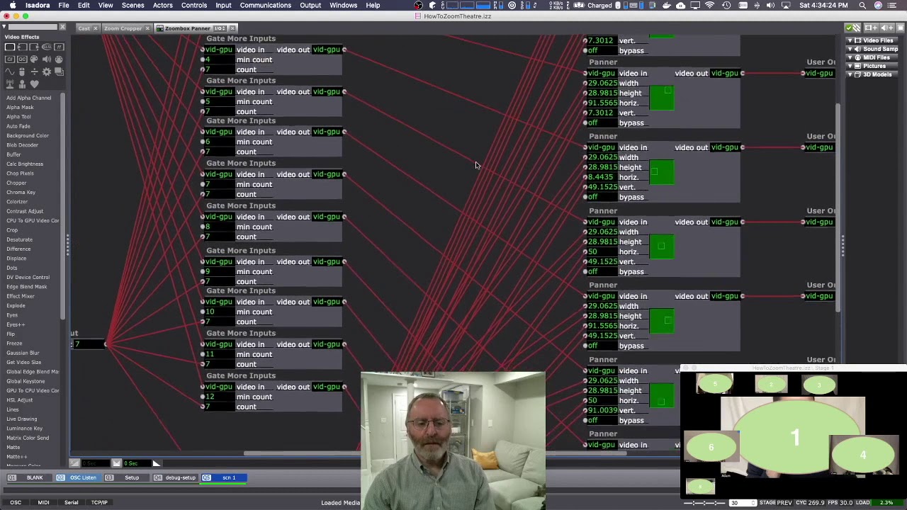 Making Streaming Theatre with Isadora and ZoomOSC - YouTube