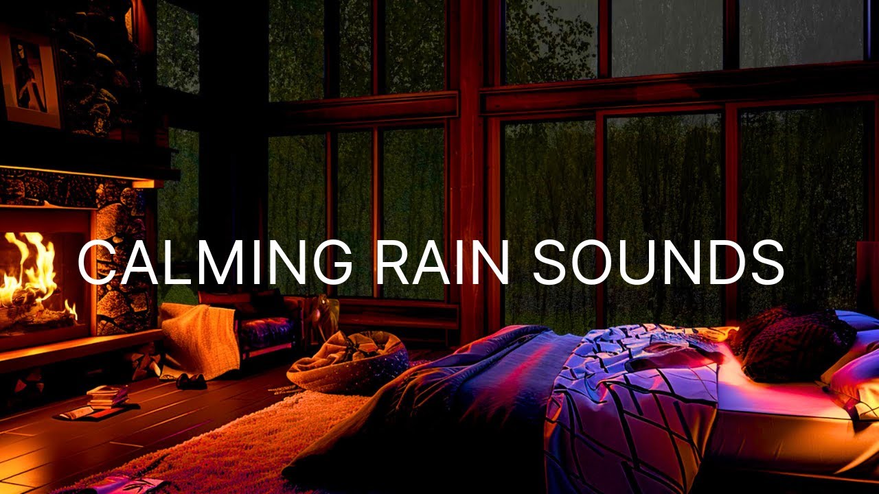 Gentle Rain Sounds for Deep Sleep | Peaceful Bedroom Ambience for ...