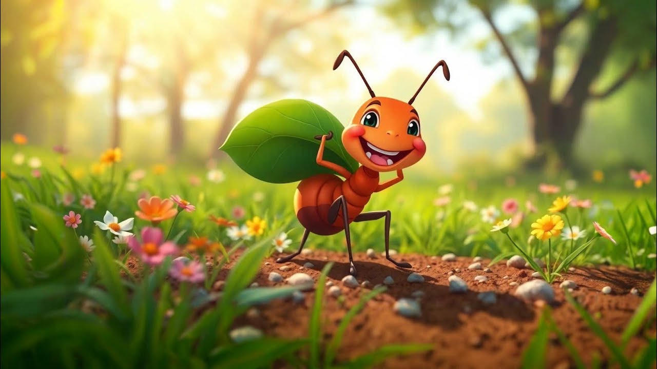 The Happy Little Ant – A Cheerful Song About Hard Work and Joy - YouTube