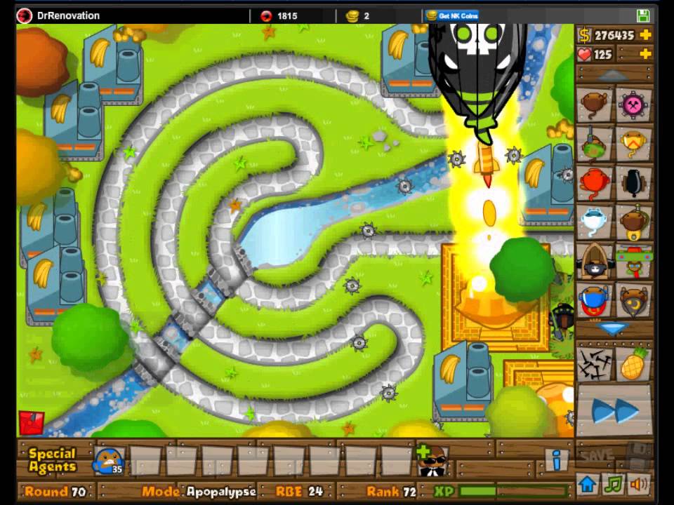 Bloons Tower Defense 5 Park Path Apopalypse - YouTube
