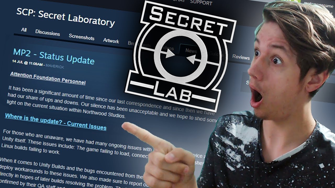 INFO O NOWYM UPDATE W SCP SECRET LABORATORY | Post od Northwood Studios! - YouTube