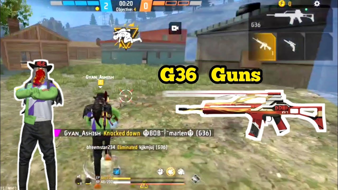 Gyan_Ashish | op G36 Gun 🔫 Hedshot 😱 | CS-RANKED | BOOYAH! 😯 - YouTube