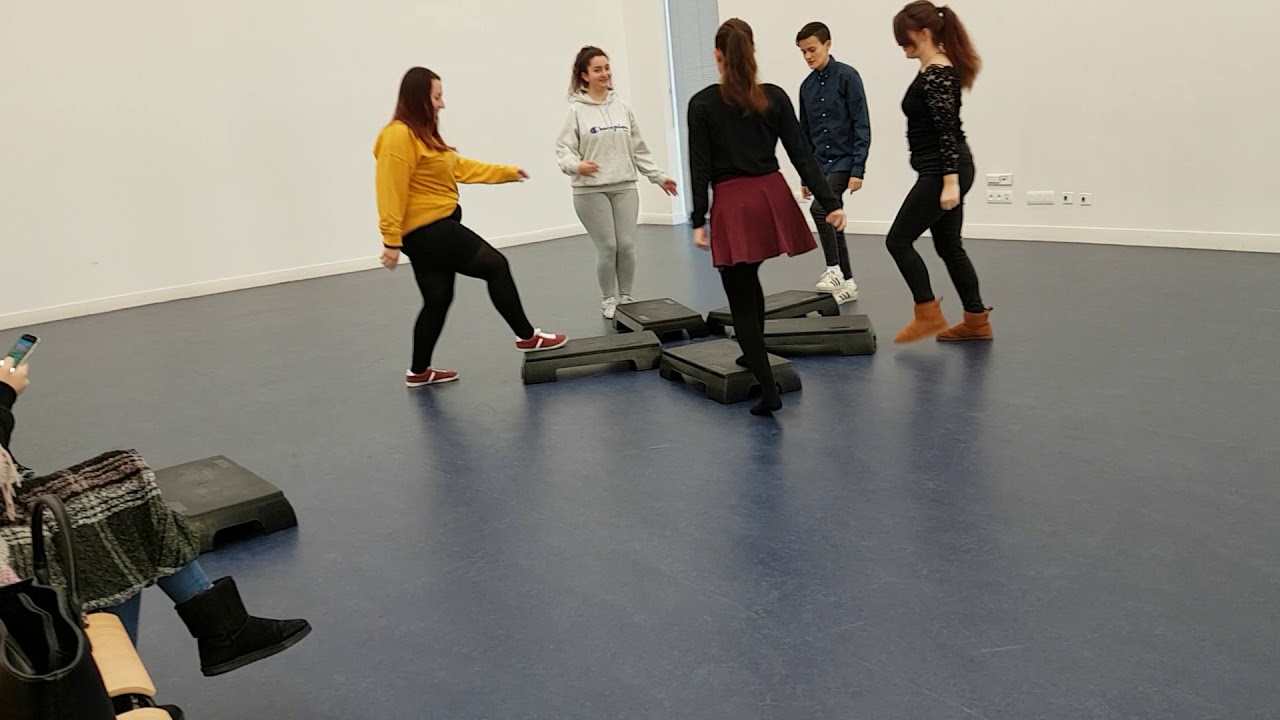 entrainement chore step - YouTube