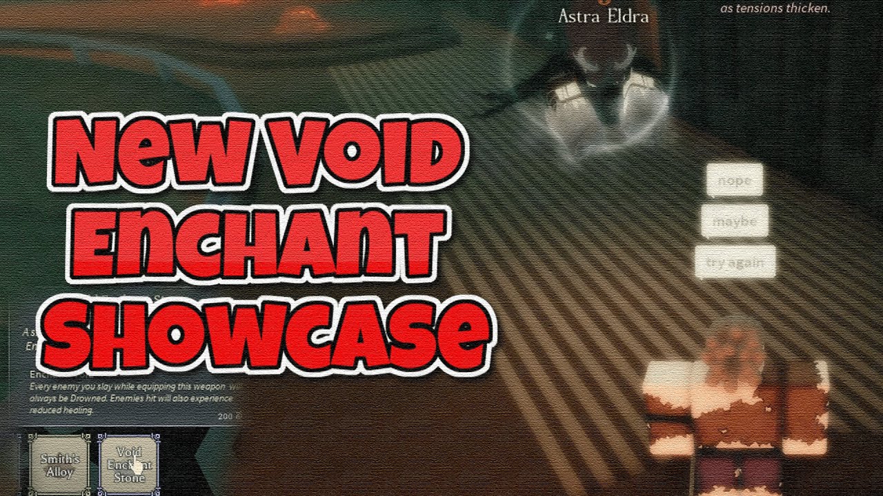 New Void Enchant Showcase | Deepwoken - YouTube