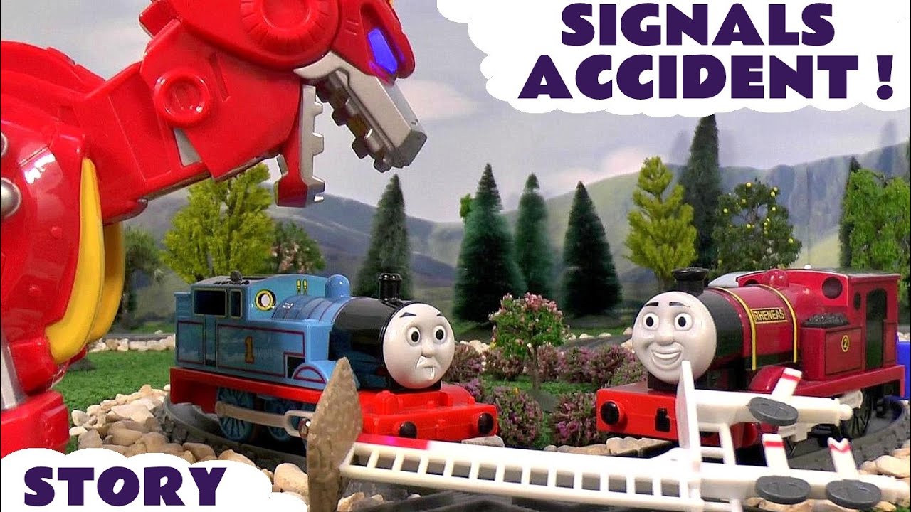 Thomas The Train Signals Toy Train Story - YouTube