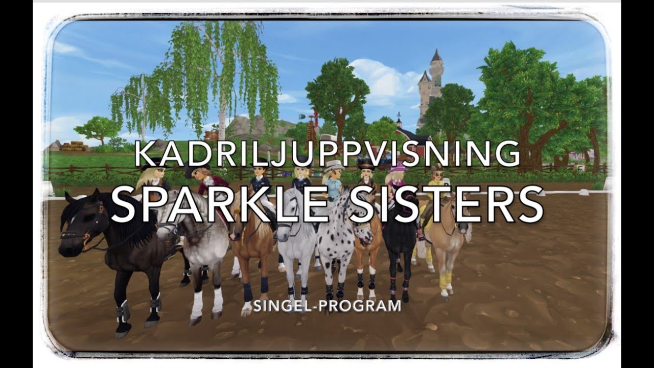 KADRILJUPPVISNING (singelprogram) - SPARKLE SISTERS - YouTube
