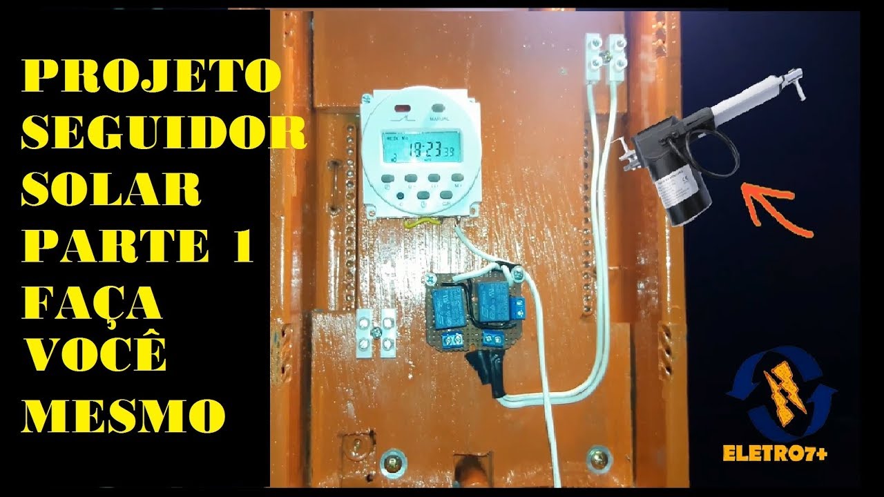 ENERGIA SOLAR SEGUIDOR SOLAR PARTE 1 - YouTube