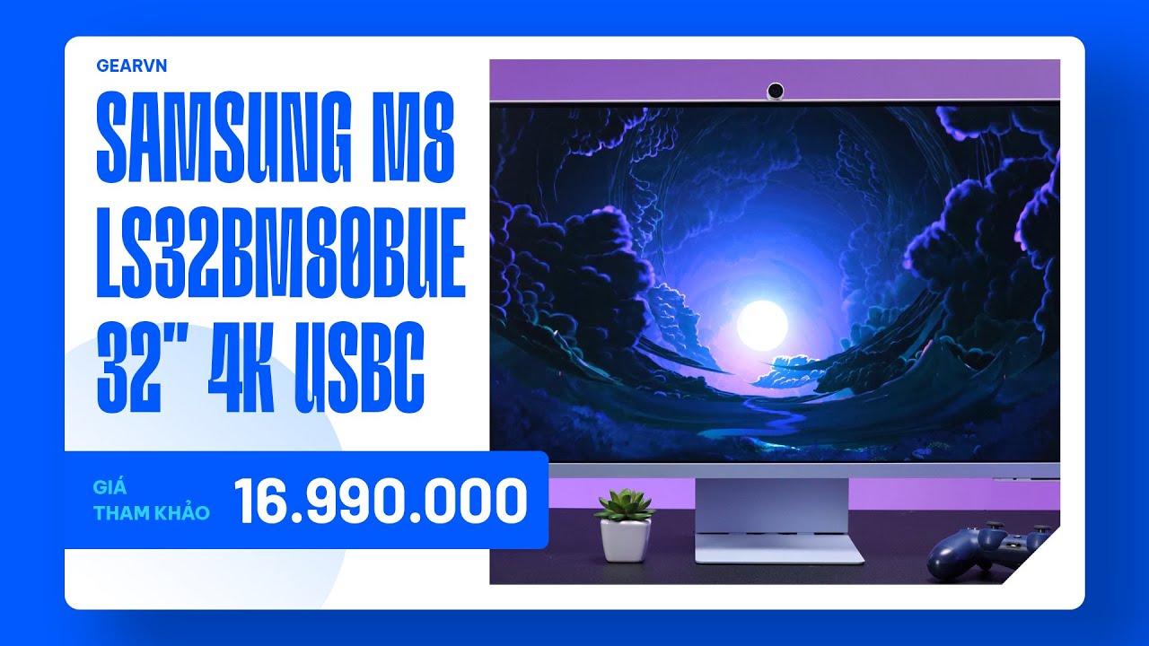 Màn hình thông minh Samsung M8 LS32BM80BUE 32“ 4K USBC | QUICK REVIEW ...