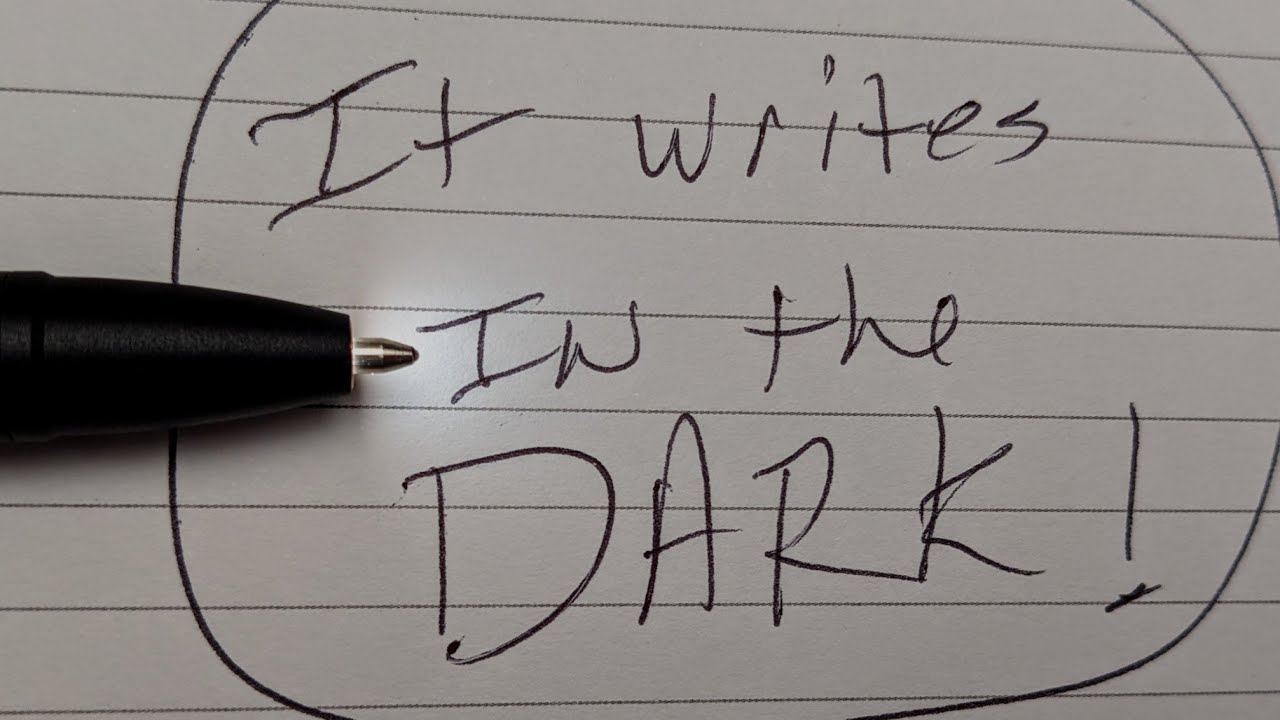 A great EDC Pen that helps you write in the dark! - YouTube